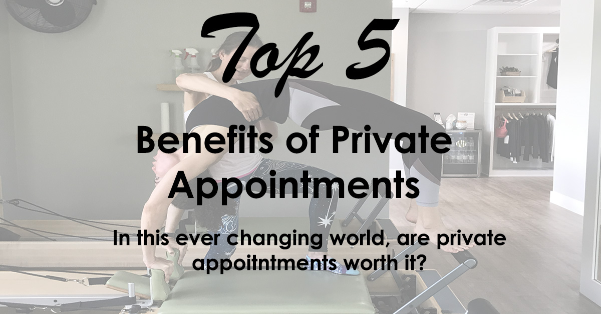 Top 5 benefits of privates blog header - THE PILATES BARRE STUDIO